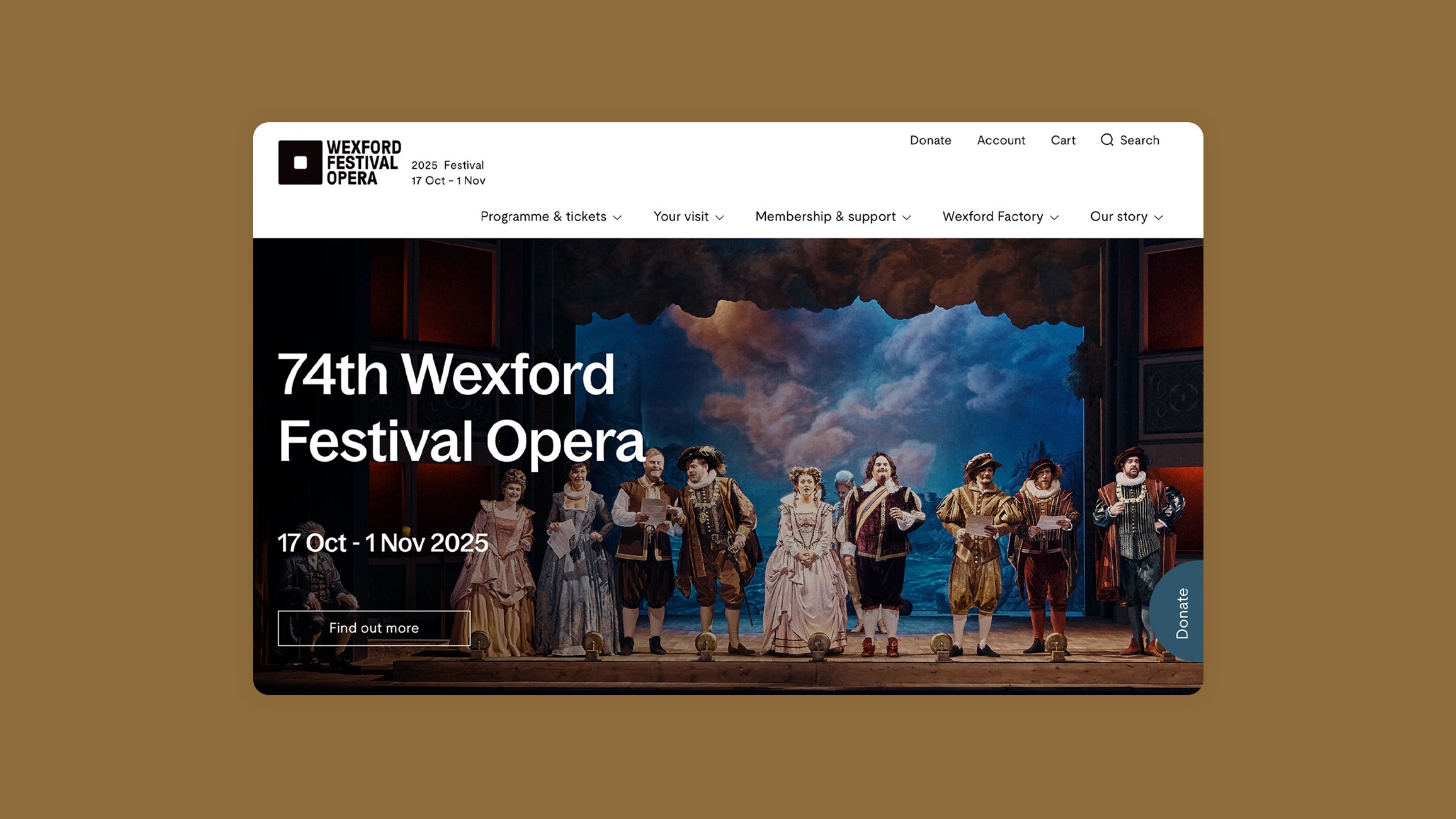 New Website for Wexford Festival Opera designed by Path Digital Agency ...